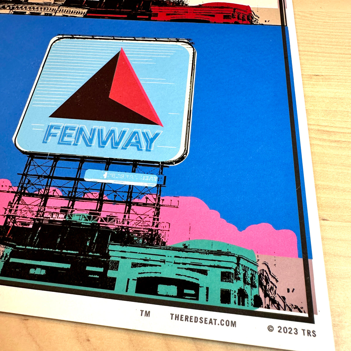 Citgos Boston Art Print | Warhol Style Citgo Sign Wall Art - Red Sox ...